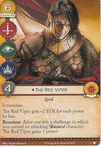 3 x The Red Viper AGoT LCG 2.0 Game of Thrones Sands of Dorne 3 | eBay