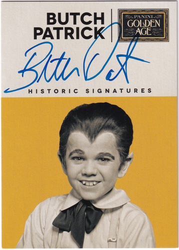 2014 Panini Golden Age Historic Signatures Butch Patrick - The Munsters ...