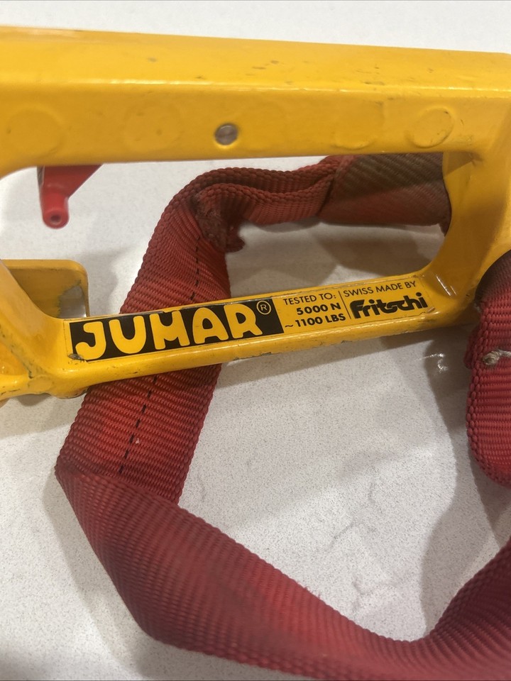 Jumar Ascender Swiss Made Fritschi 5000N 11000lbs | eBay