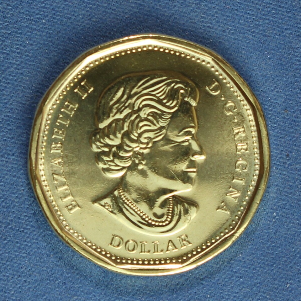 Canada 2016 Loonie from a Mint Roll - Special Olympic Lucky Loonie ...