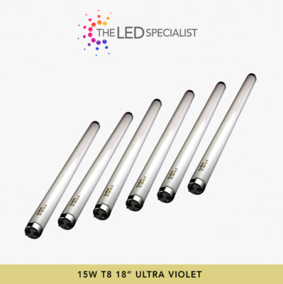 6x 15W T8 18" Ultra Violet Tube Lights UV Electric Insect Fly Killer ...