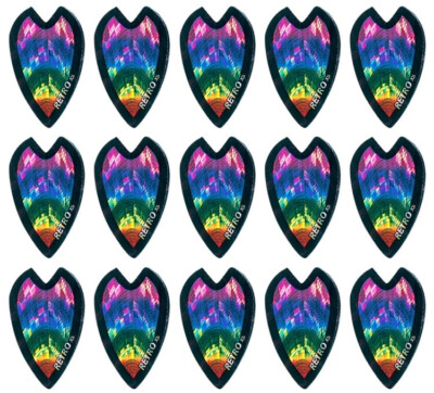 5 Sets Mini Retro Vortex Dart Flights – Ships w/ Tracking – Rainbow | eBay