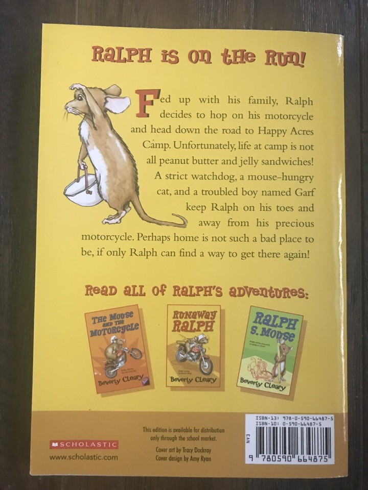 Runaway Ralph by Beverly Cleary (Trade Paper) 9780590664875| eBay