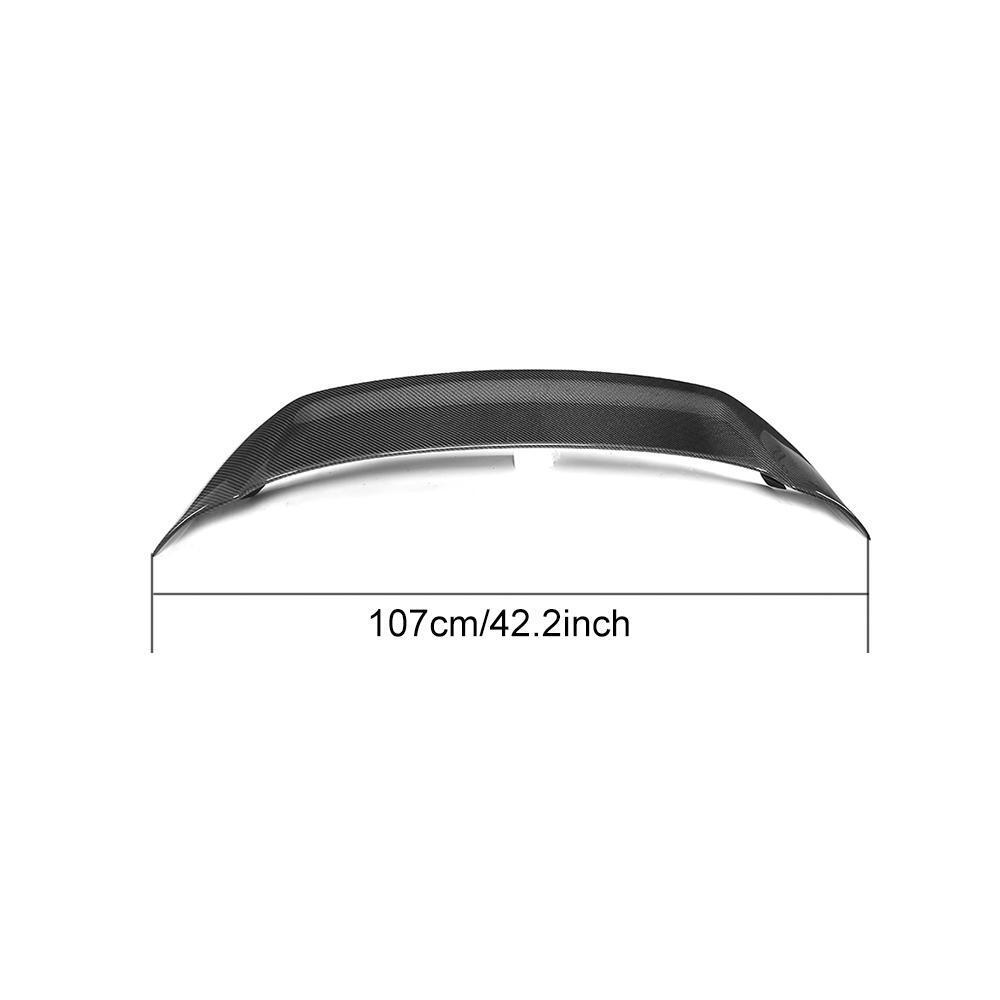 REAL CARBON Rear Roof Spoiler Window Wing Fit for Benz Smart Fortwo ...