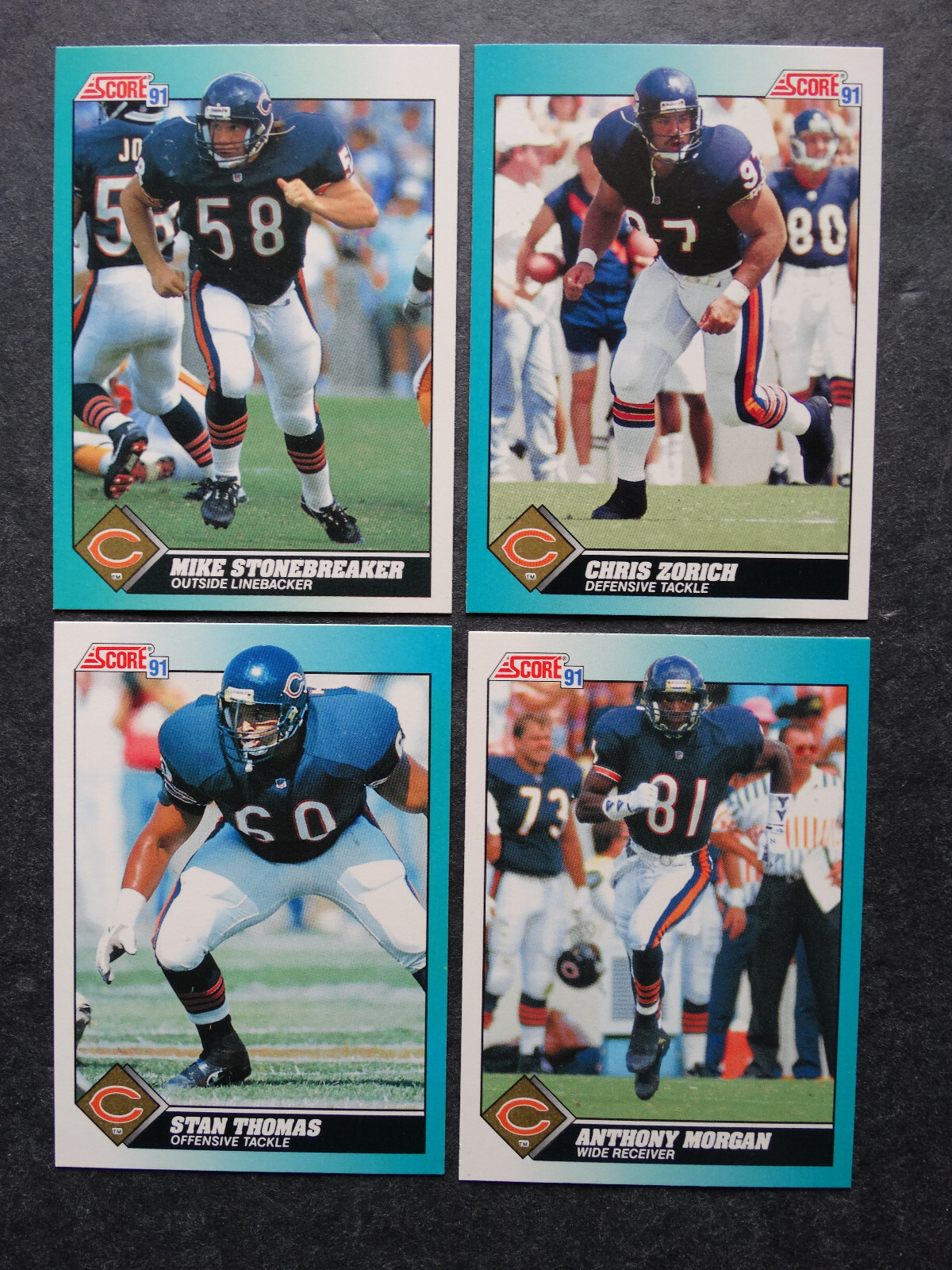 1991 Score Supplemental Chicago Bears Football Cards Team Set | eBay