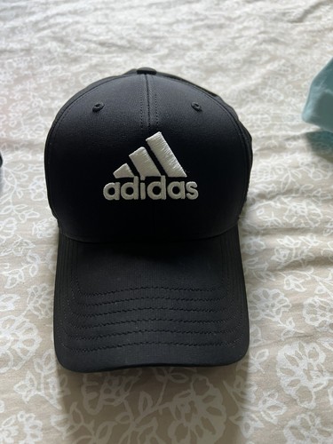 Adidas Black Baseball Cap Adidas Logo OSFM | eBay