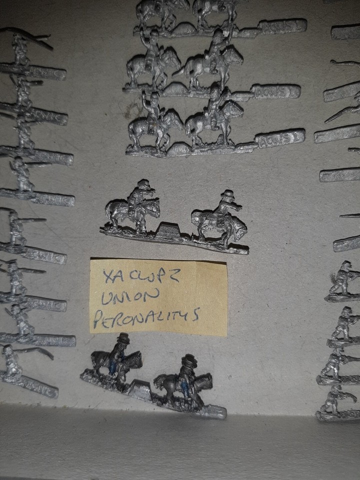 Adler miniatures 6mm American Civil War Union Army. Various figures all ...