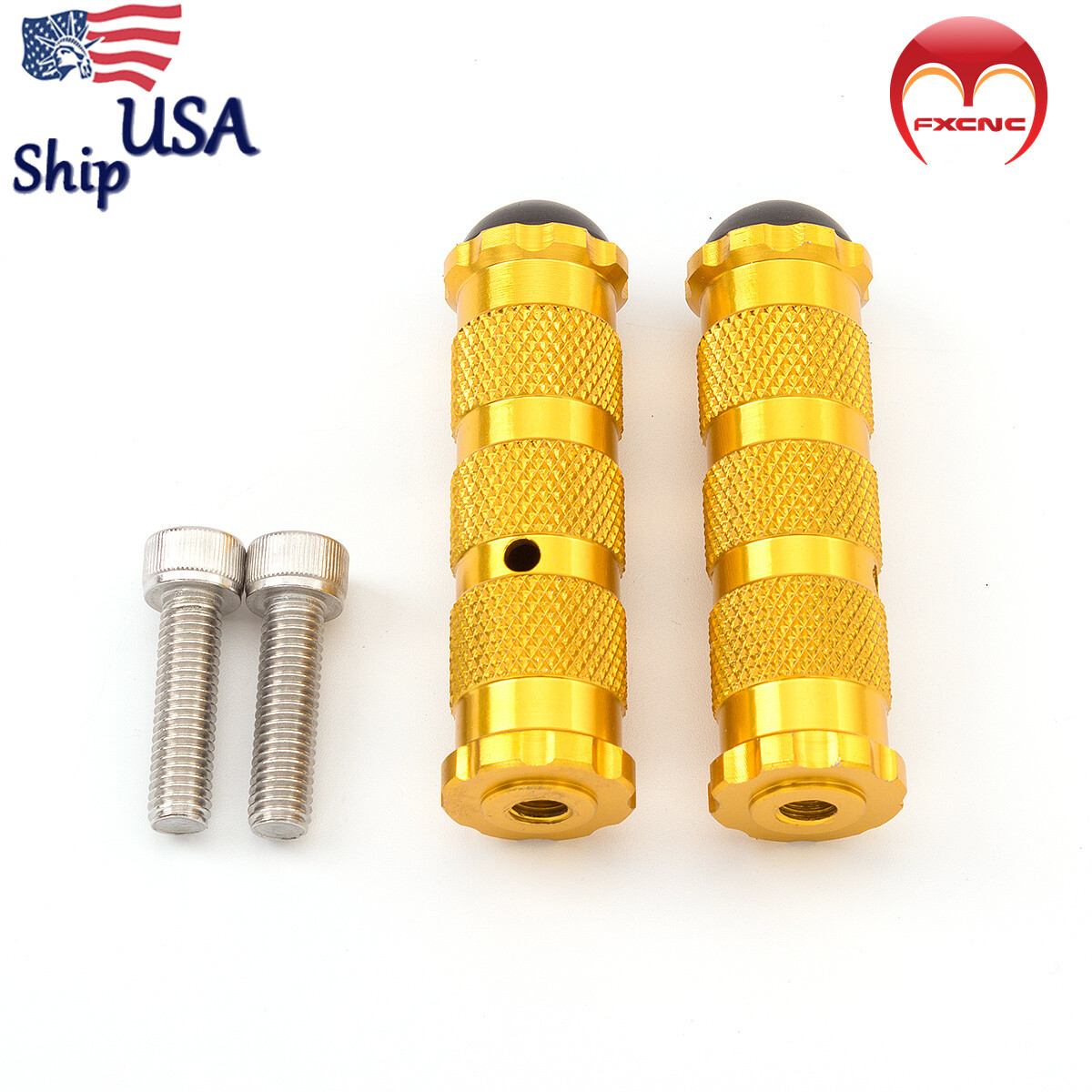 Universal Motor Aluminum Folding Foot Pegs Rear set Footrest Racing ...