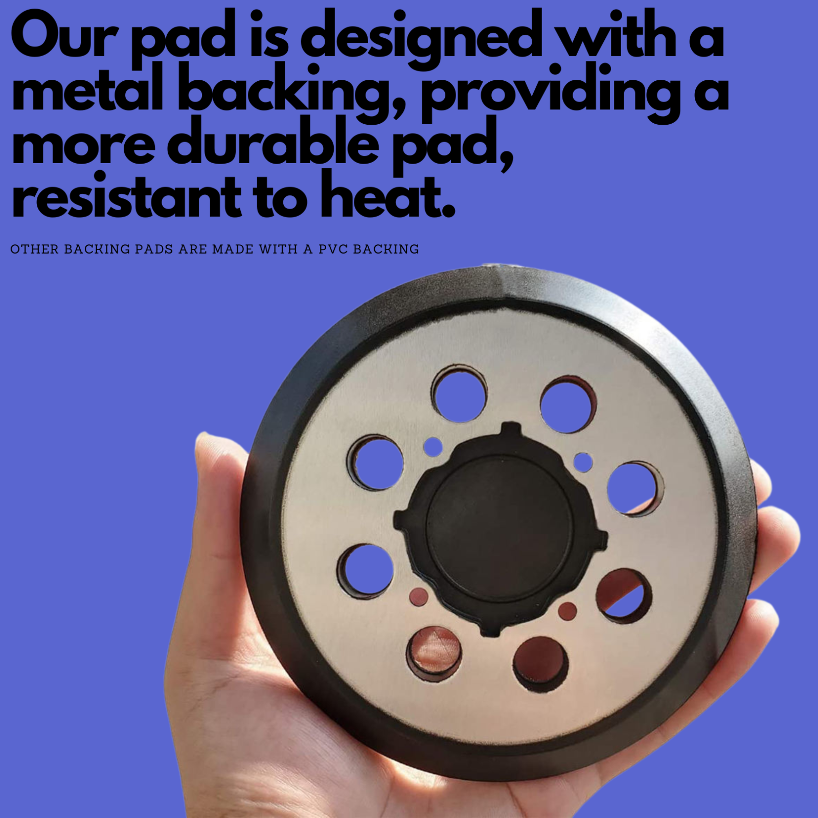 For DeWalt 5" DCW210N DWE6423 Metal Backing Pad - OEM Part No N329079 ...