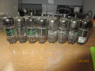 12B4 A GENERAL ELECTRIC TUBE VALVE RÖHRE VALVOLA LAMPE 8 PCS | eBay
