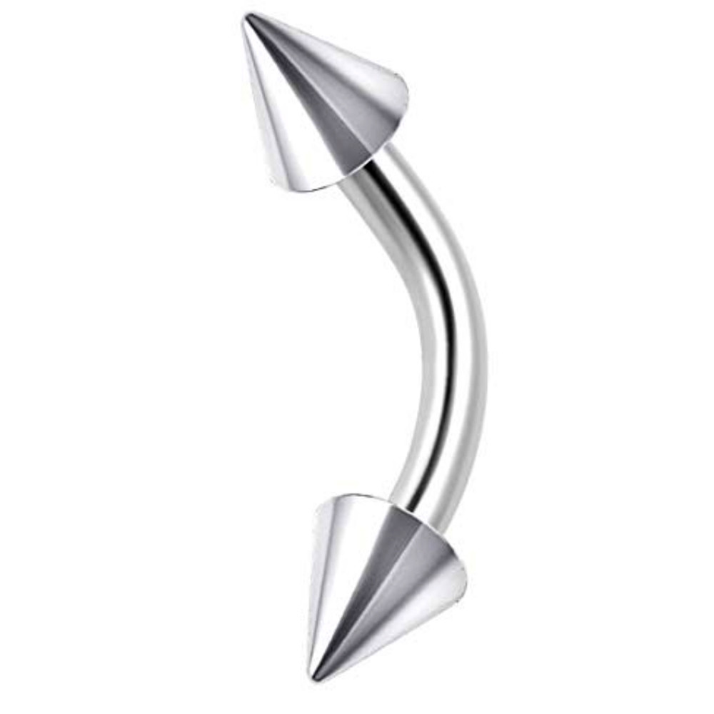 Titanium Crystal Eyebrow Lip Ring Hoop Bar Barbell Ear Helix Awl Bar ...