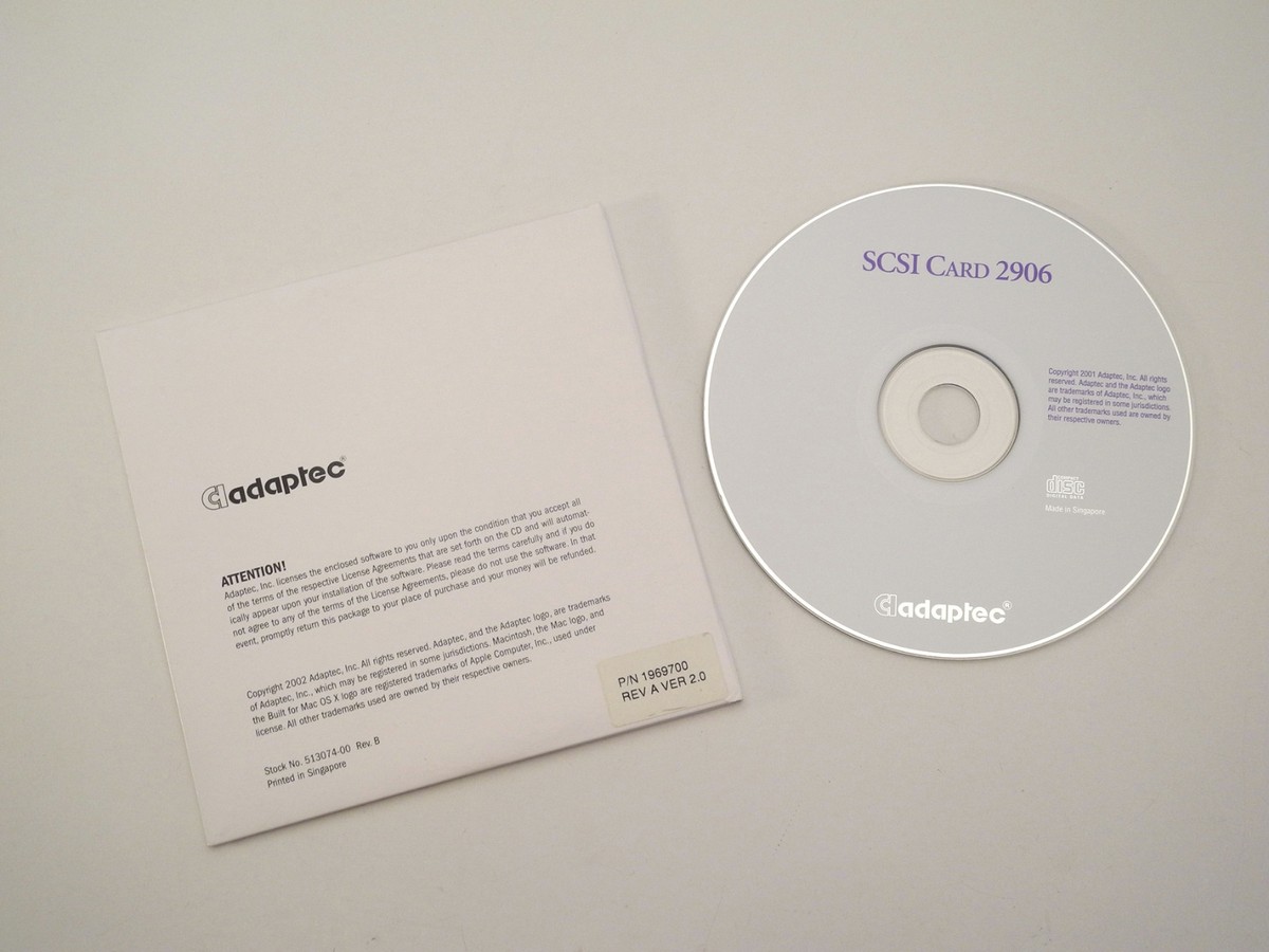 Adaptec Logo Adaptec Ez Scsi Deluxe B | PC Covers | Cover Century