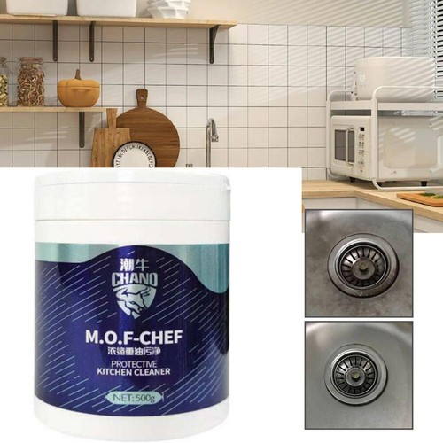 500g Fourpeopeo Stainless Steel Cleaning Powder, Powerful Cookware ...