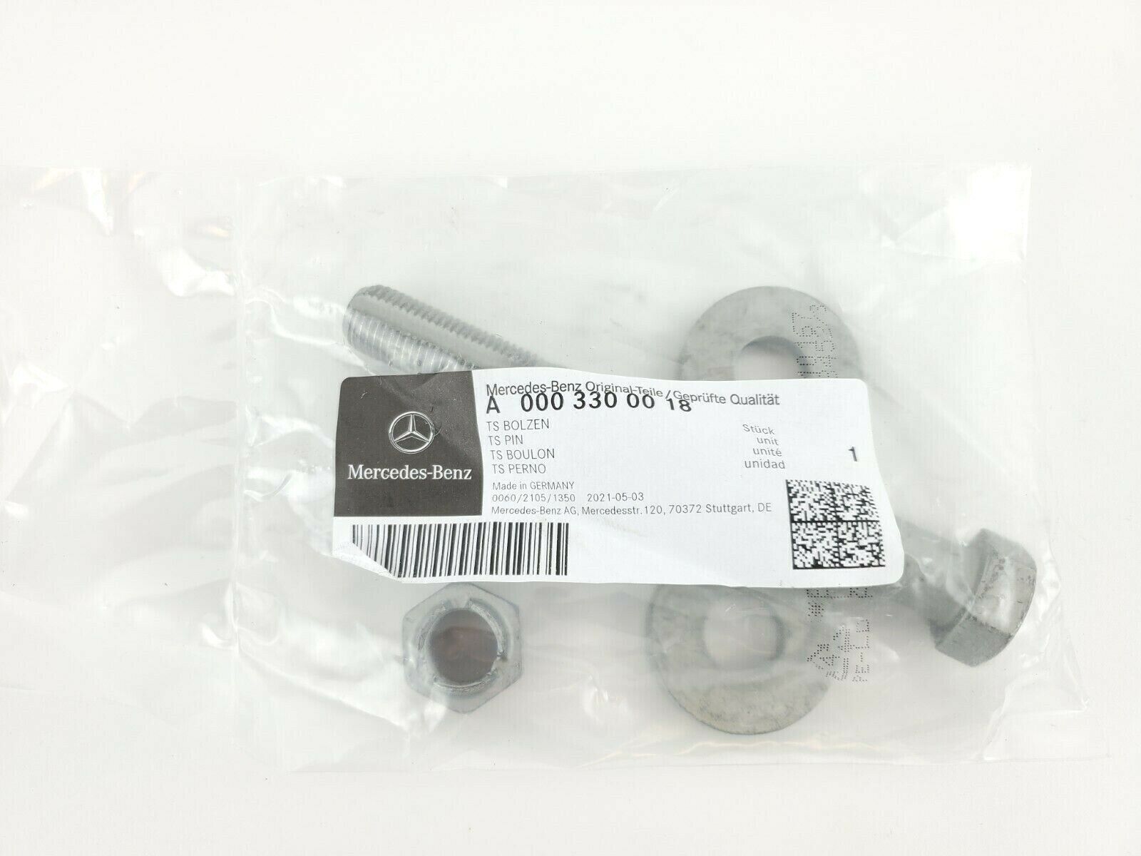 Genuine Mercedes W203 W211 R171 Front Control Arm Bolt Hardware Kit ...