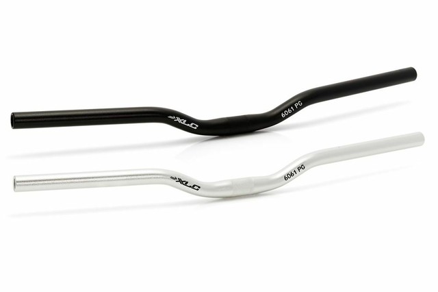 XLC Alloy Aluminium MTB Bicycle Bike Handlebars 25.4mm Black 630mm ...