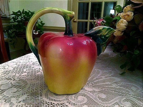 Pretty Lord & Taylor Apple Pitcher Made in Italy | eBay