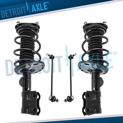 Front Struts & Coil Spring Assembly Sway Bar End Links for Toyota Prius ...