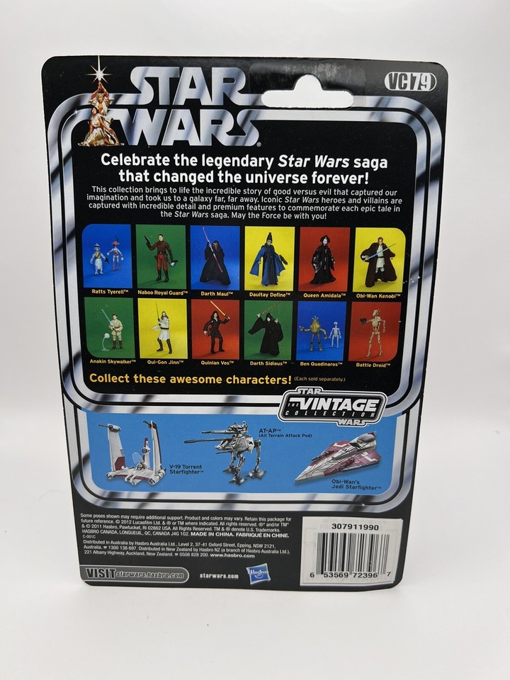 Hasbro Star Wars The Vintage Collection Darth Sidious PHANTOM Menace ...