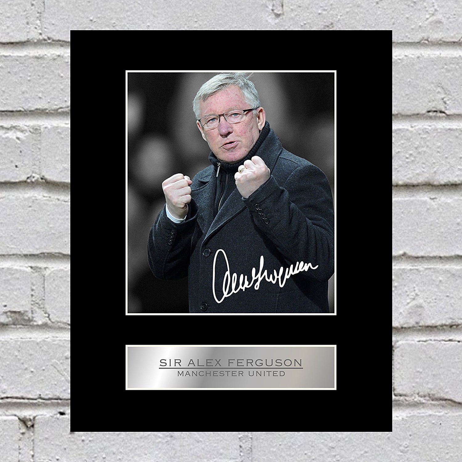 Sir Alex Ferguson Signed Photo Display Manchester United FC | eBay