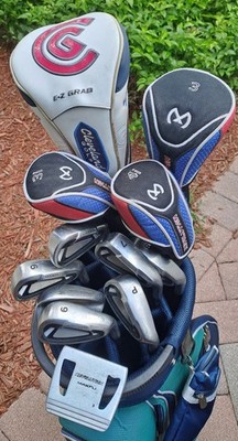 Golf Men's Set MAXFLI REVOLUTION 12 Clubs RH Regular Flex Irons Hybrids ...