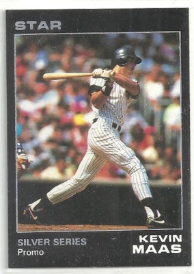 Kevin Maas 1990 Star New York Yankees Silver Series Promo Card (400 ...