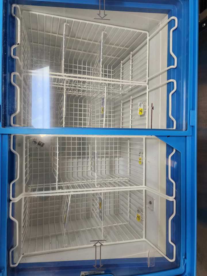 AHT RIO S 100 Sliding Glass Top 2 Door Ice Cream Freezer Merchandiser ...