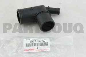 1657754240 Genuine Toyota PIPE, RADIATOR 16577-54240 | eBay