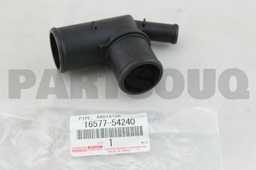 1657754240 Genuine Toyota PIPE, RADIATOR 16577-54240 | eBay