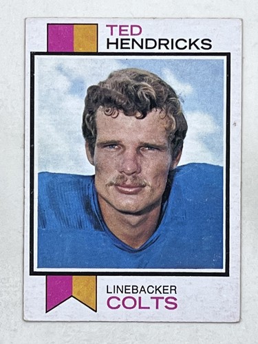 Ted Hendricks 1973 Topps #430 NFL HOF Baltimore Colts Linebacker ...