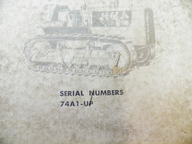 CAT Caterpillar D7 Lubrication & Maintenance Instructions 47a for sale ...