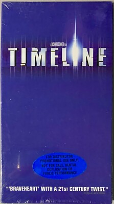 Timeline Richard Donner Paul Walker VHS NEW Sealed Screener Copy 2004 ...