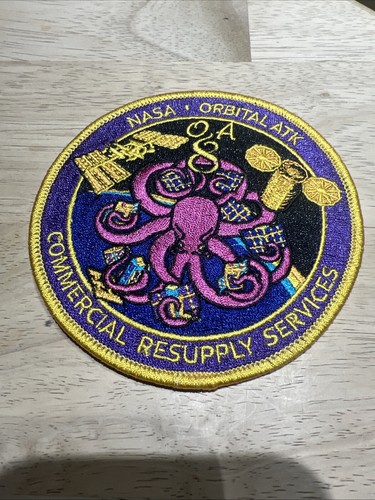 Authentic OA-8 ORBITAL ATK -NASA ISS COMMERCIAL RESUPPLY - AB Emblem ...