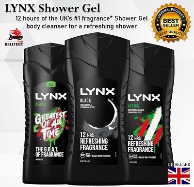 Lynx Shower Gel 12 Hours of Refreshing Fragrance with 100% Moisturisers ...
