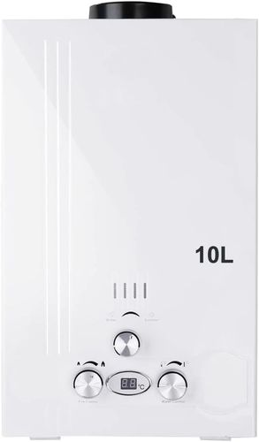 10L 2.6 GPM LPG Gas Propane Instant Tankless Hot Water Heater 61000 BTU ...
