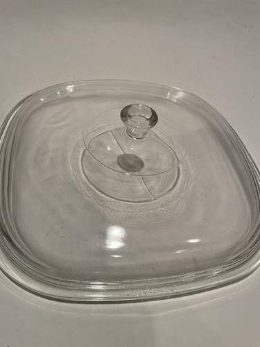 PYREX P-10-C-1 Clear Glass Square Replacement Lid ONLY Corning Ware | eBay