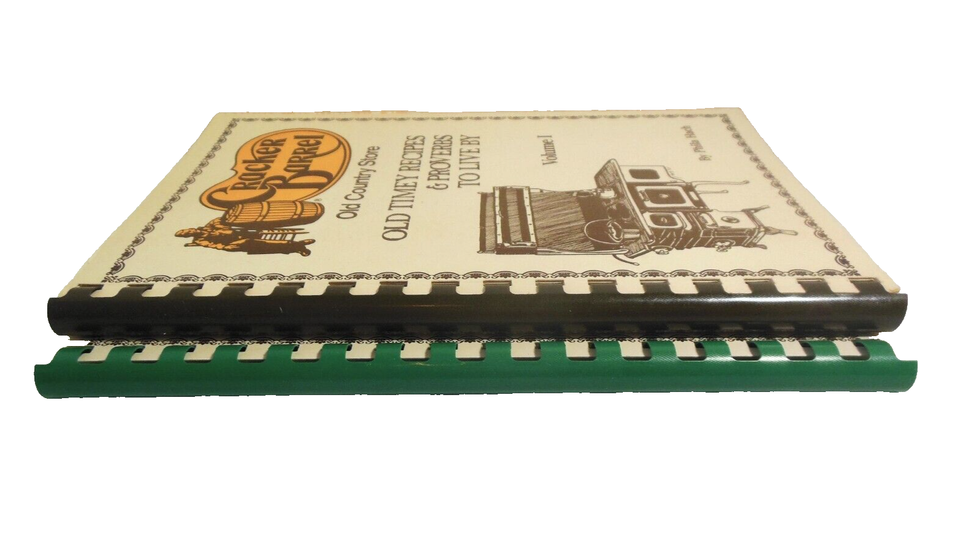 Cracker Barrel Old Country Store Cookbook LOT Old Timey Recipes ...
