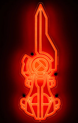 Mass Effect Omni Blade LED Wall Decor Lamp Light Resin Sign Figure ...