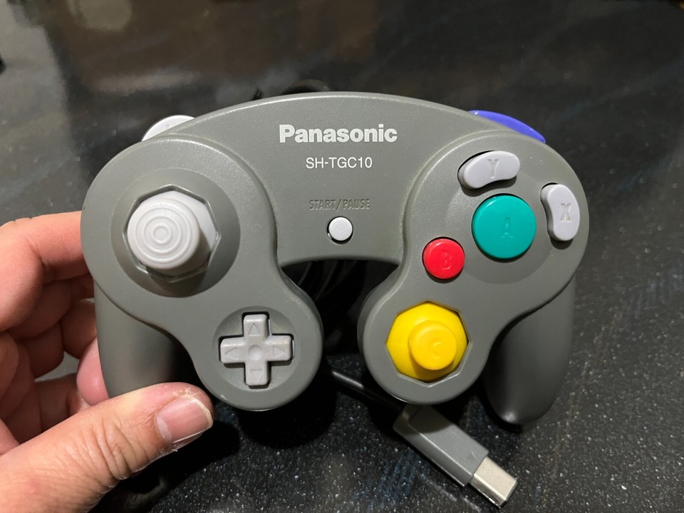 Nintendo GameCube Controller Panasonic Q Gray Color SH-TGC10 | eBay