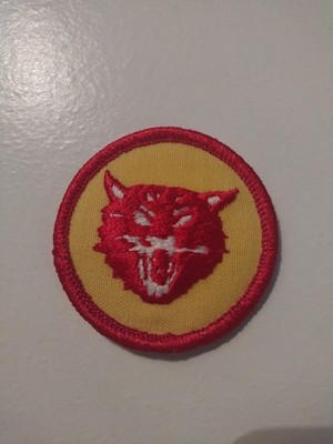 Bobcat Patrol Patch Red Yellow Boy Scouts Of America BSA | eBay