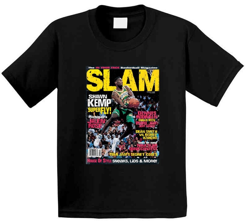 Slam Magazine Issue 2 Shawn Kemp Popular Basketball Magazine Grunge ...