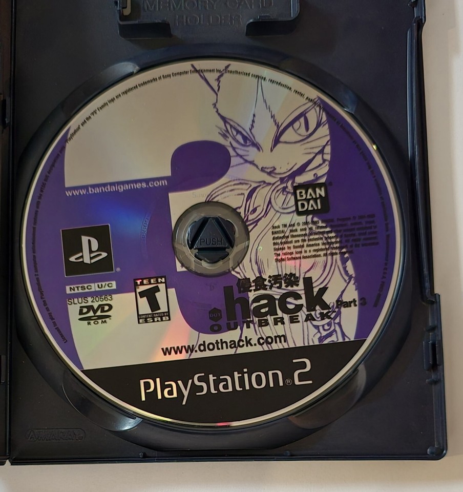 Dot Hack Outbreak Part 3 Sony Playstation 2 PS2 45557180133 | eBay
