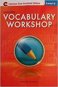 Vocabulary Workshop, Level C, Common Core Enriched Edition | eBay