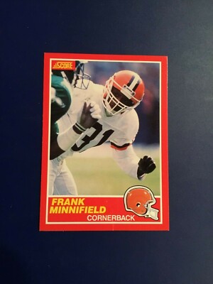 1989 Score # 133 FRANK MINNIFIELD Cleveland Browns Great Card ! | eBay