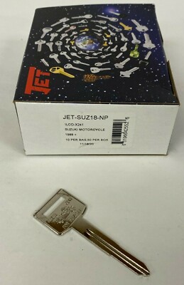 10 Pack Suzuki X241 Motorcycle Key Blanks 1988+ GSF Bandit GSX Katana ...