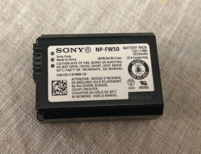 Sony GENUINE NP-FW50 W SERIES Rechargeable Lithium-Ion Battery FAST ...