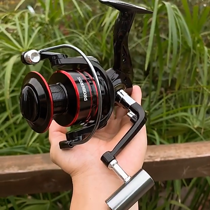 PRBBEROS Spinning Wheel Metal Wire Wheel 5.2: 1 Far Throw Road Sub ...