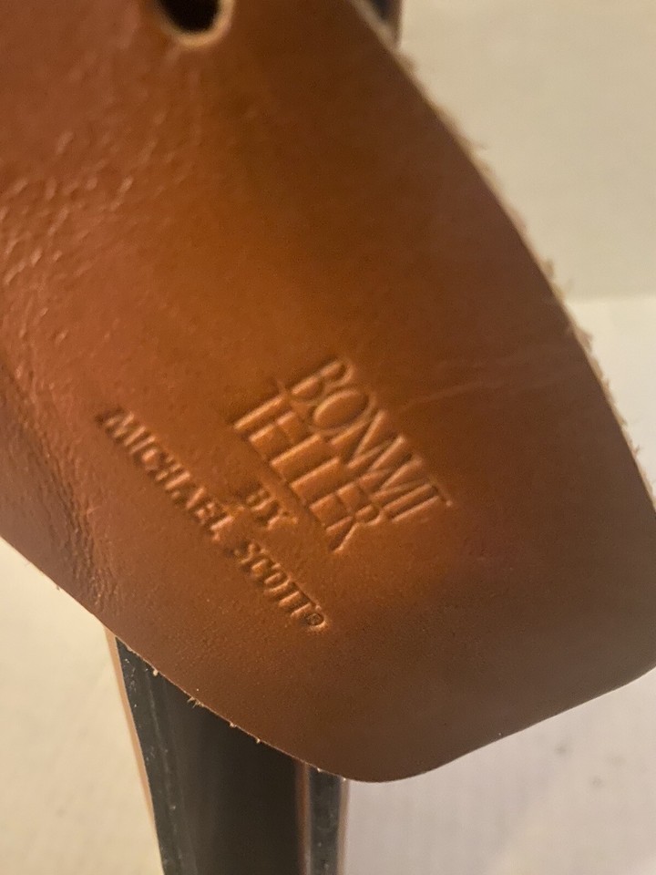 Bonwit Teller VINTAGE- 2 Toned Leather Tote Bag-by Michael Scott ...