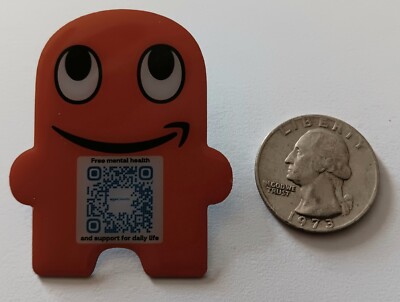 Amazon Mascot Peccy DET3 Collectible Oversize Pin QR Code Pontiac Mi ...