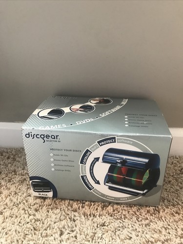 DiscGear 50-Disc CD Case w/Title Sheet Black Selector 50FX | eBay