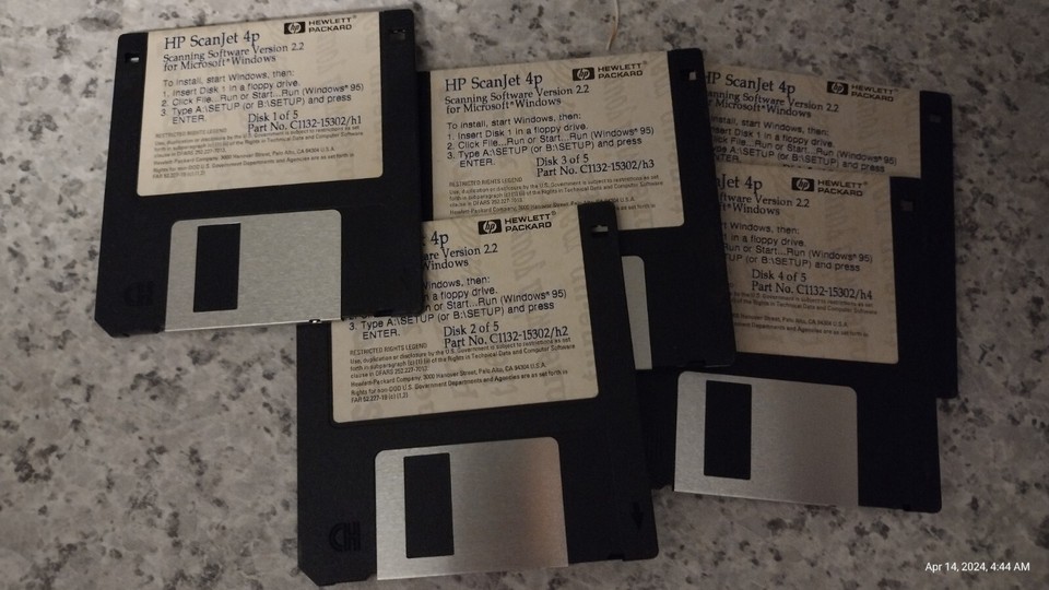 HP - ScanJet 4P - Flatbed Scanner HP Scanner - C1130A Legal Paper Size ...